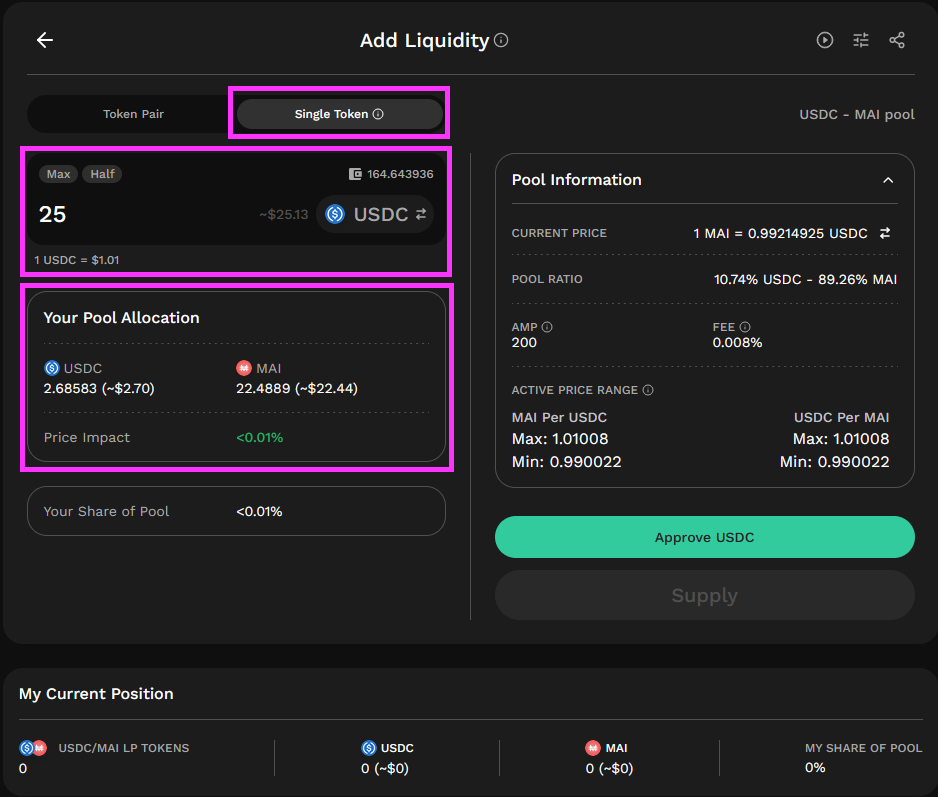 How to Add Liquidity to an Existing Liquidity Pool on Classic ...