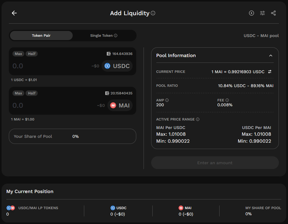 How to Add Liquidity to an Existing Liquidity Pool on Classic ...